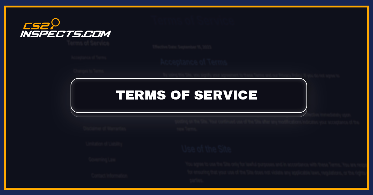 Terms of Service
